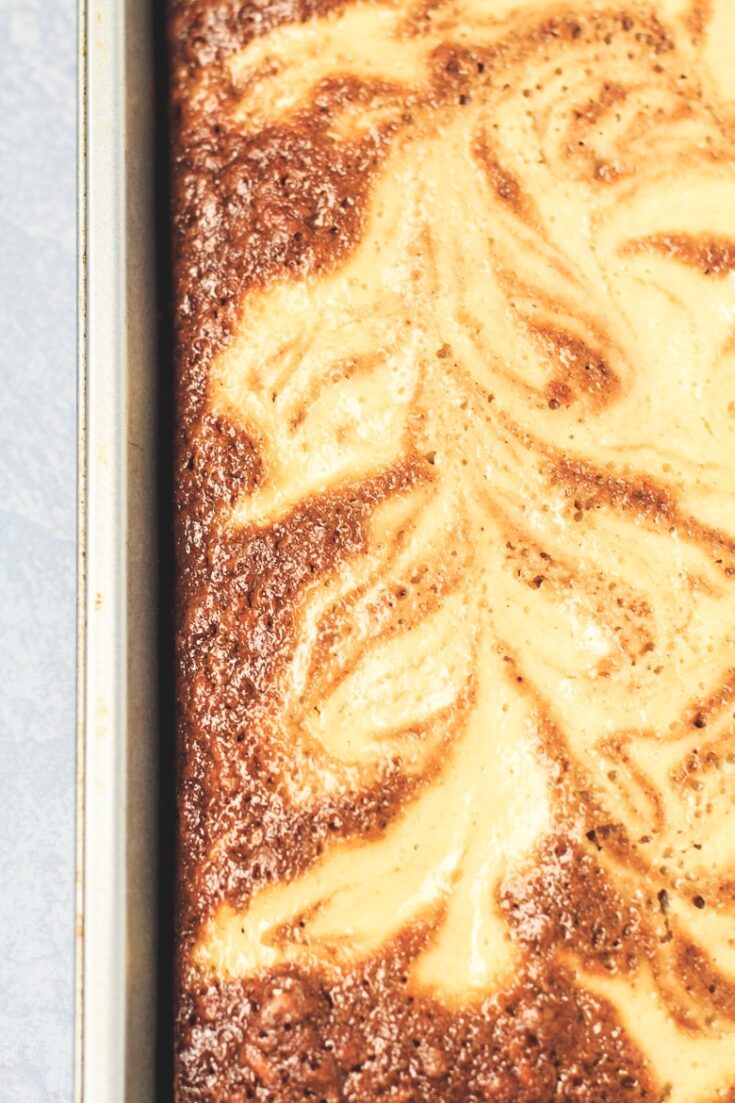 Carrot Cake Bars with Cream Cheese Swirl - Simply Bake