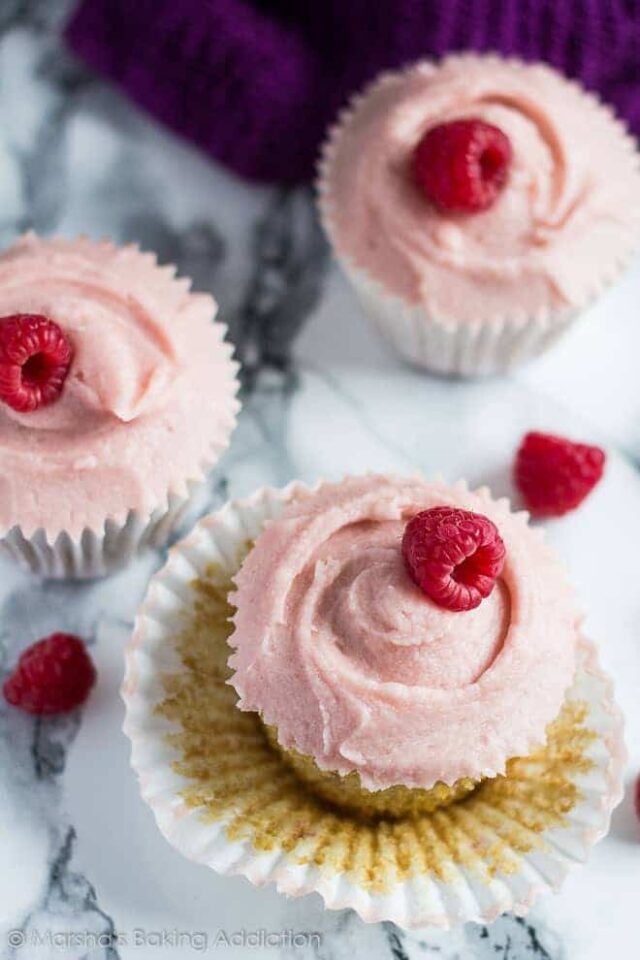 Raspberry Ripple Cupcakes - Simply Bake
