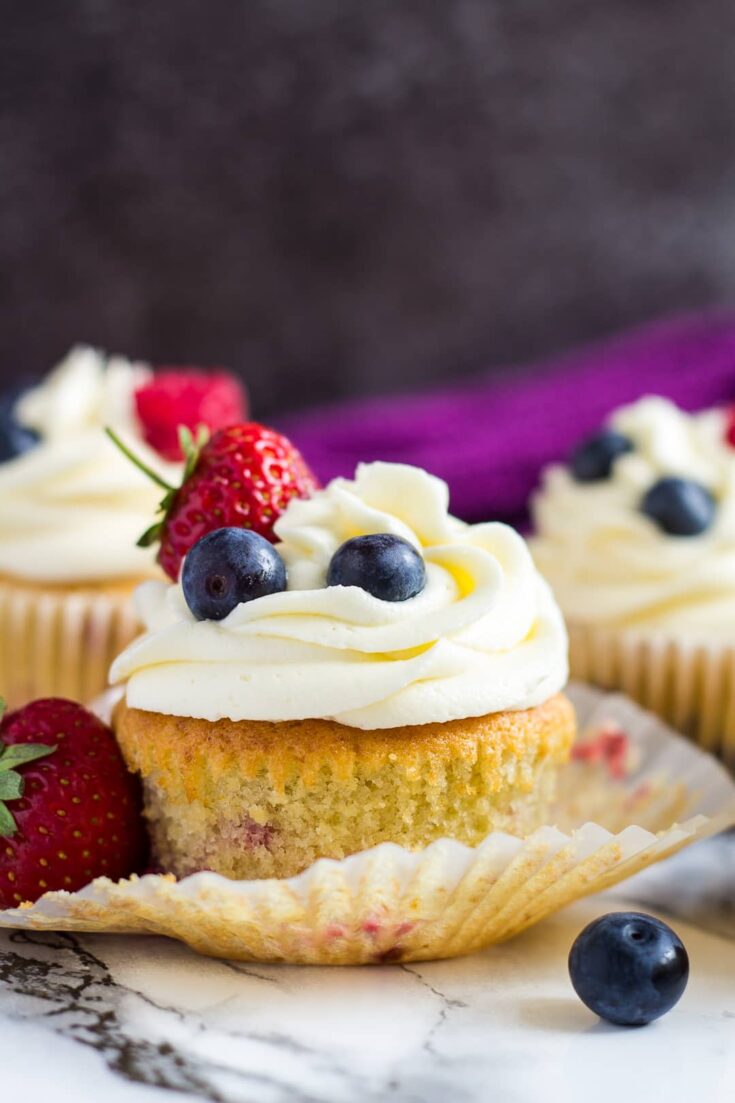 Summer Berry Cupcakes - Simply Bake