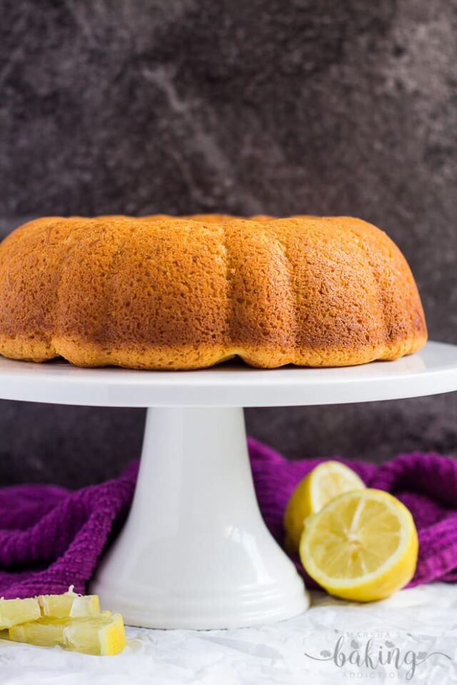 Cheesecake Swirl Lemon Bundt Cake - Simply Bake