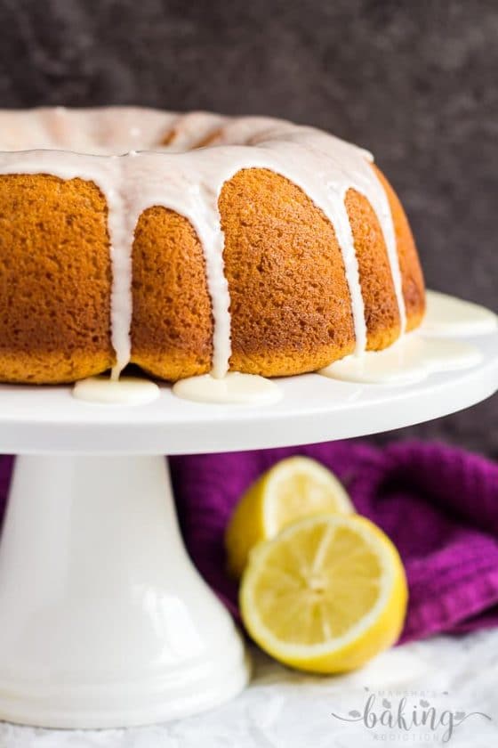 Cheesecake Swirl Lemon Bundt Cake - Simply Bake
