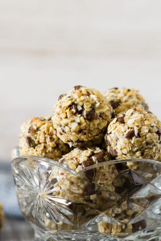 No-Bake Peanut Butter Coconut Energy Bites - Simply Bake
