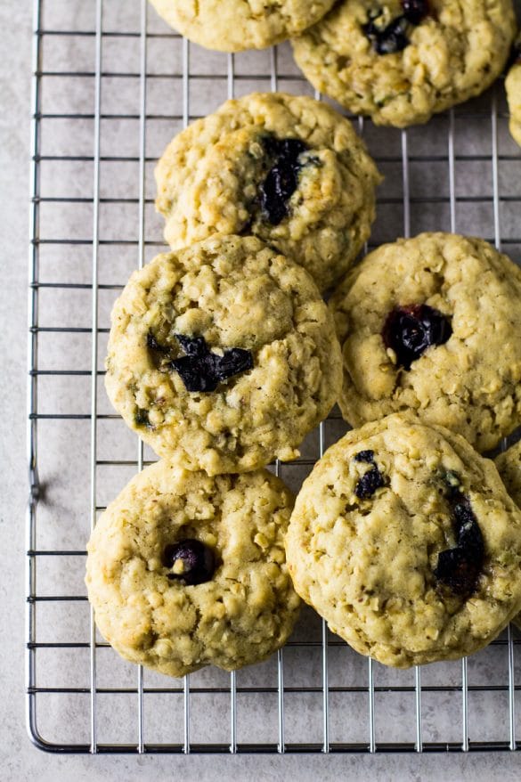 Blueberry Oatmeal Cookies - Simply Bake