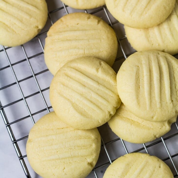 Melting Moments (Butter Cookies) - Simply Bake