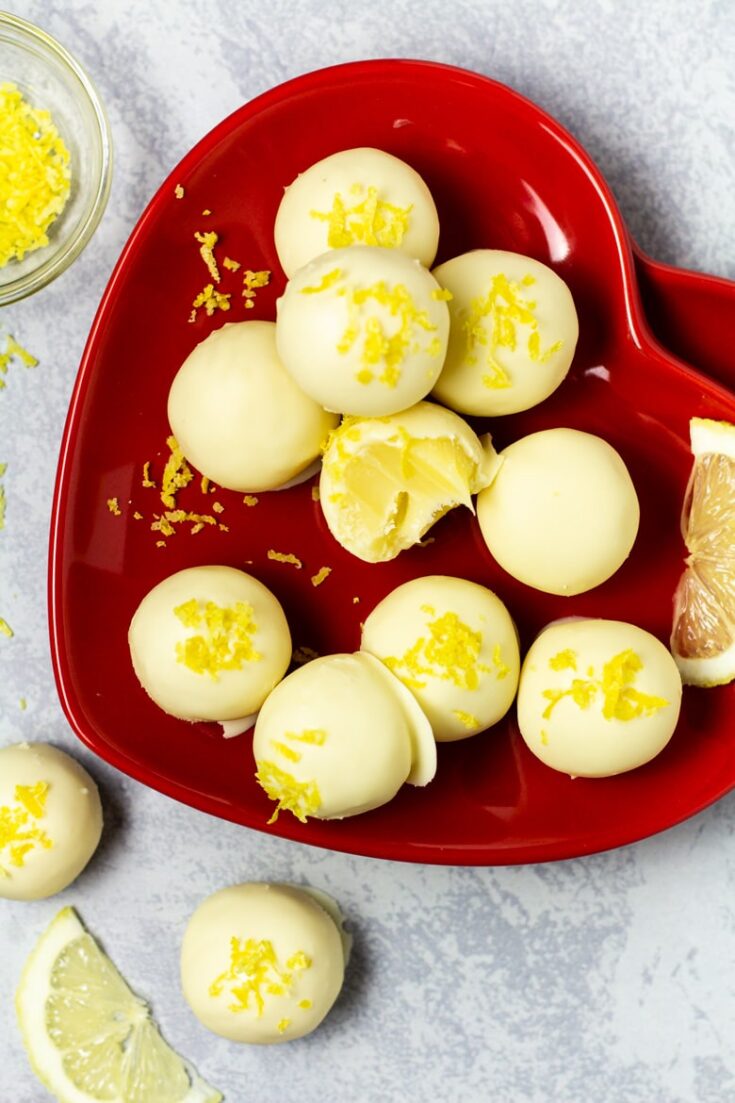 Easy Lemon Truffles - Simply Bake