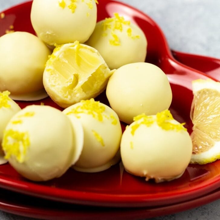 Easy Lemon Truffles - Simply Bake
