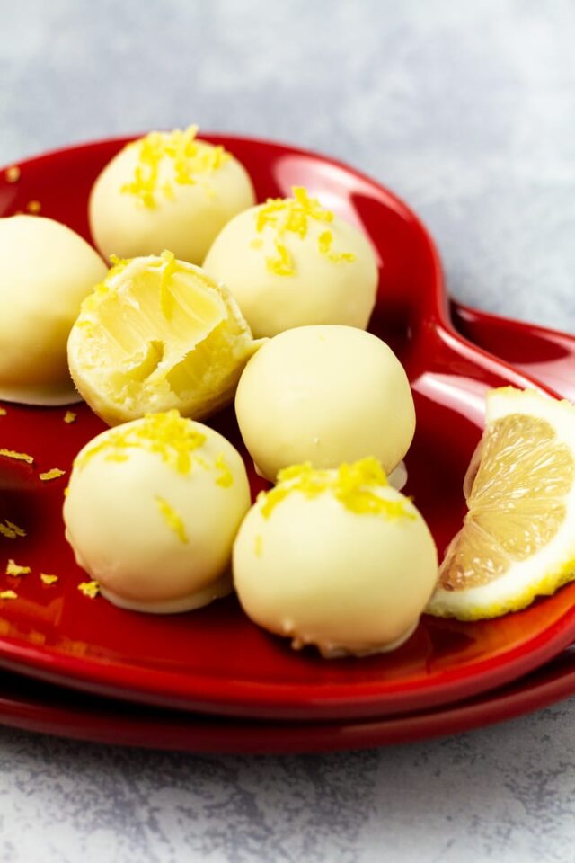 Easy Lemon Truffles - Simply Bake