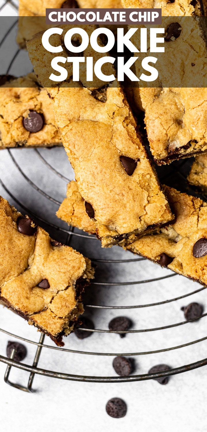 Chocolate Chip Cookie Sticks - Simply Bake