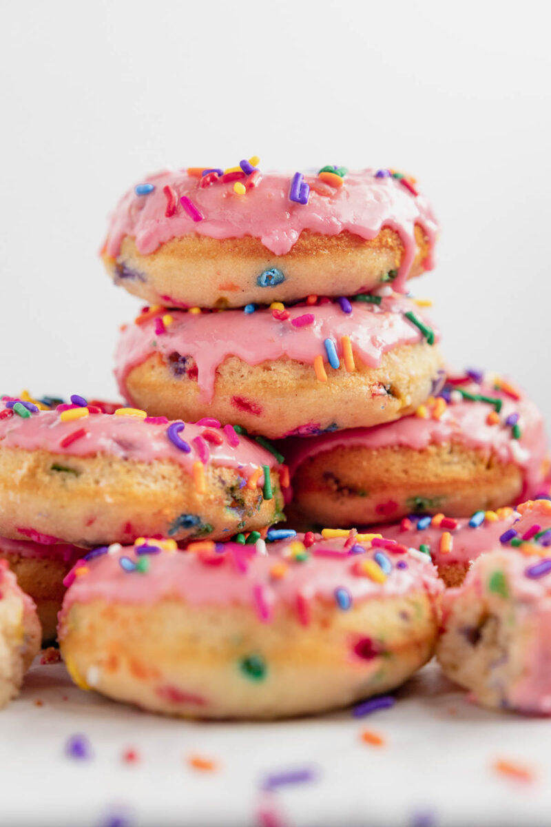 Baked Funfetti Doughnuts - Simply Bake