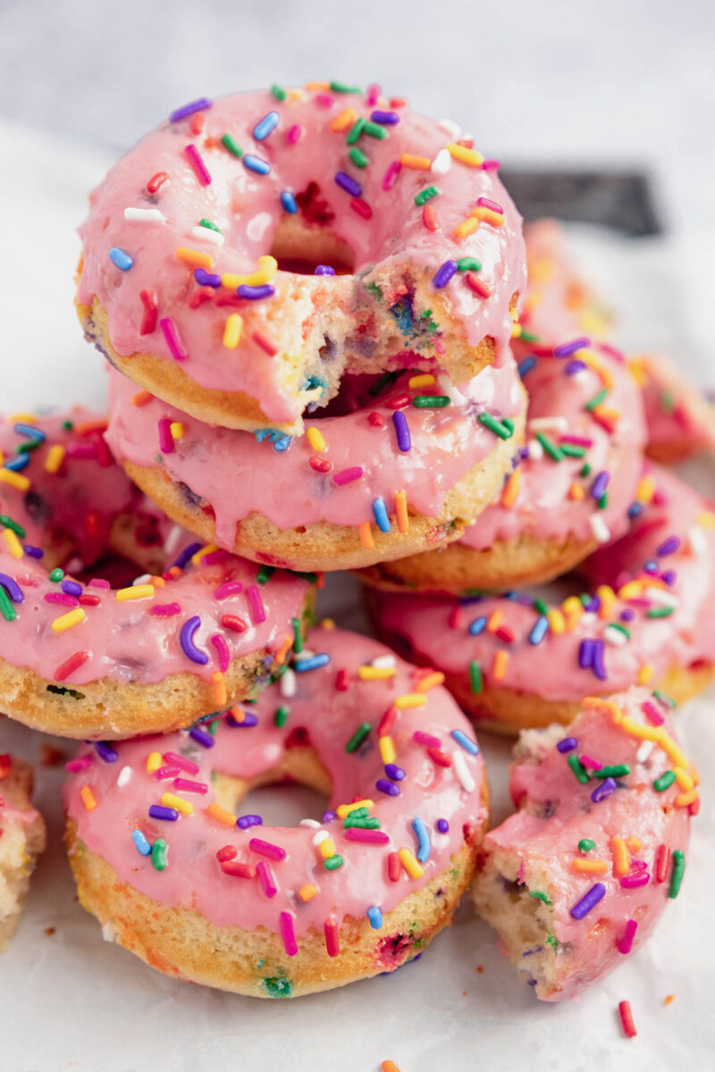 Baked Funfetti Doughnuts - Simply Bake