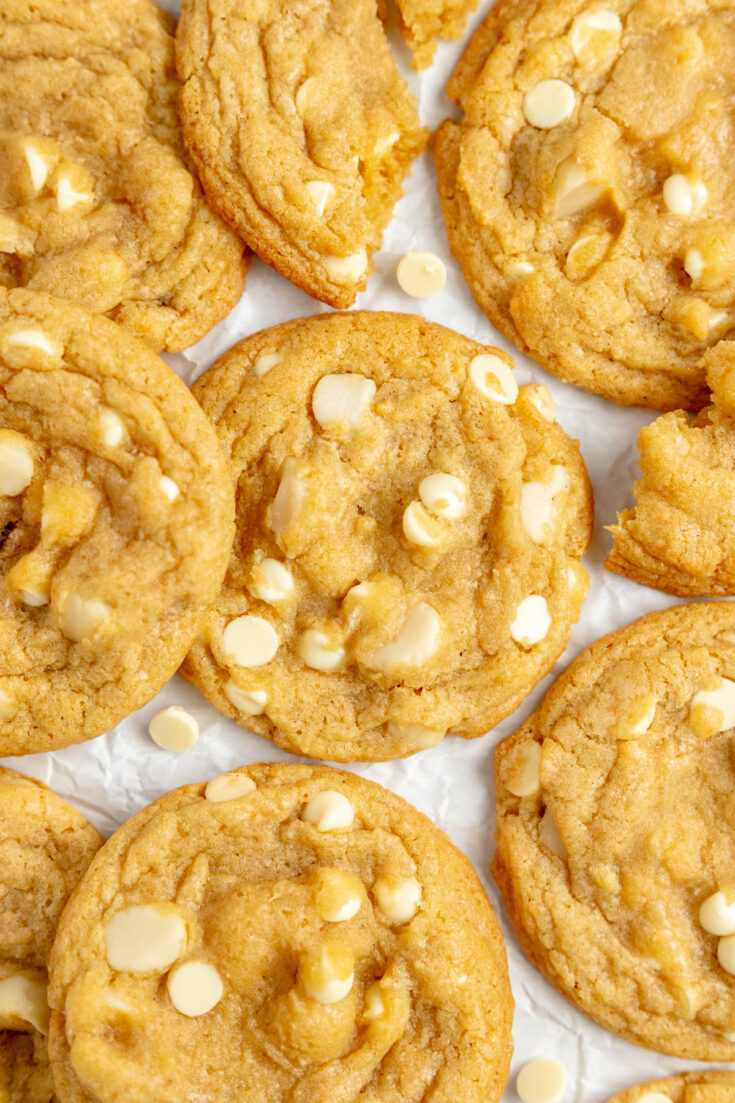White Chocolate Macadamia Nut Cookies - Simply Bake