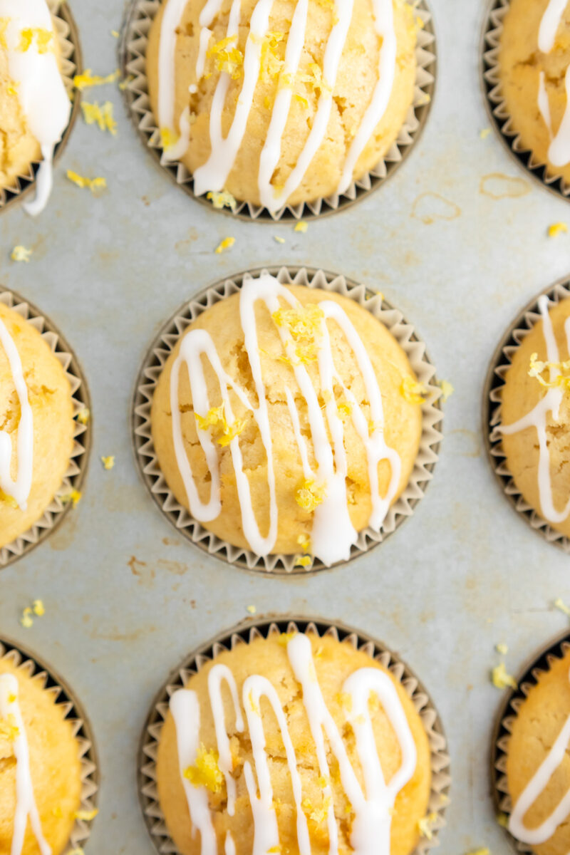 Lemon Drizzle Muffins - Simply Bake