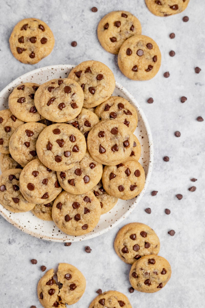 Mini Chocolate Chip Cookies - Simply Bake