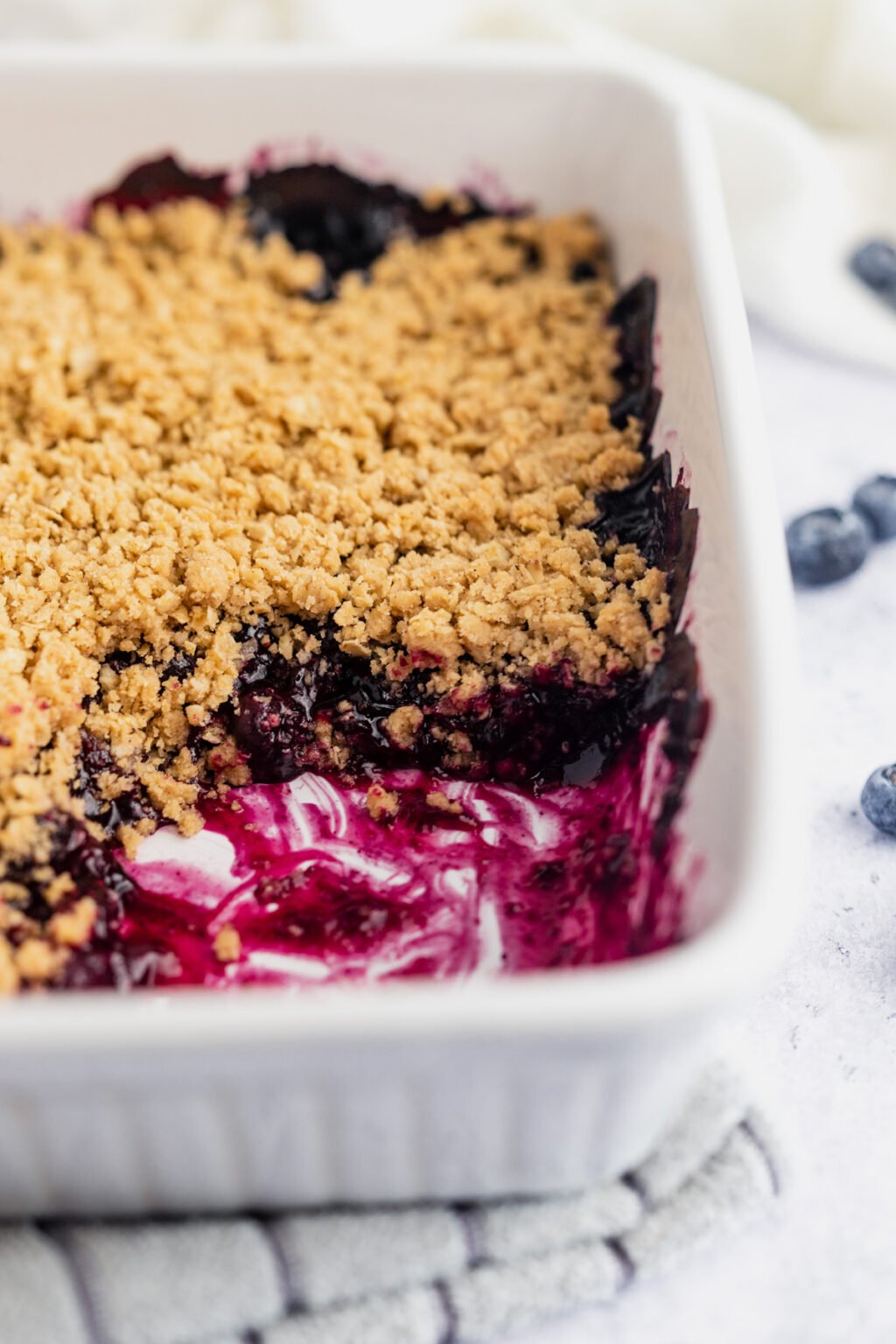 Blueberry Crumble - Simply Bake